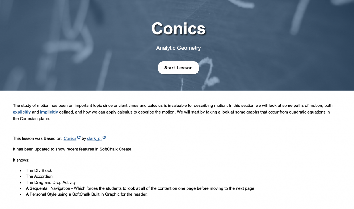 Sample lessons created with our course authoring tools | SoftChalk
